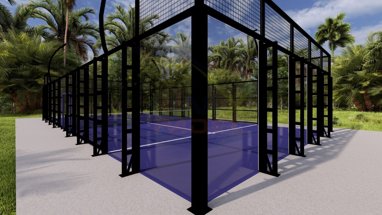 Anti Wind Padel Court - Unixpadel